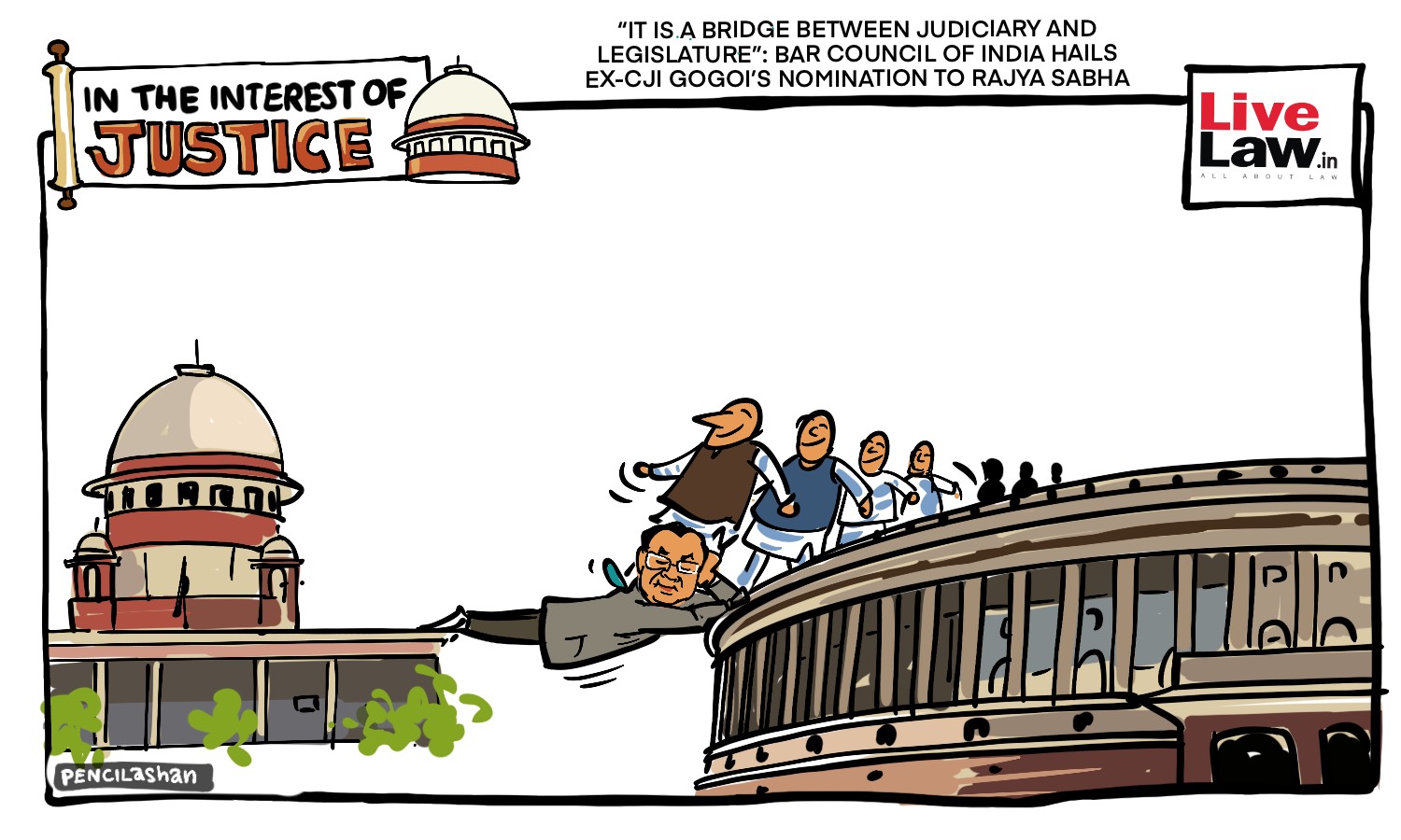 [CARTOON] 'It Is A Bridge Between Judiciary And Legislature': BCI Hails ...