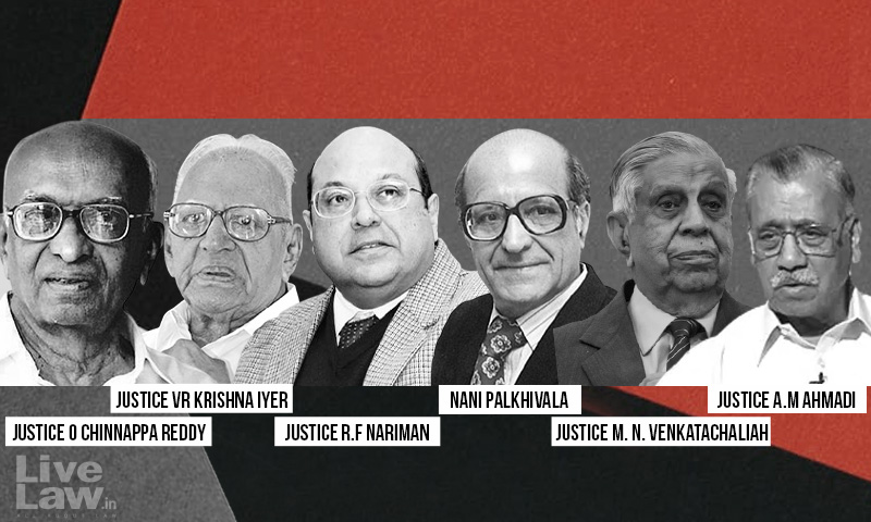 Justice Nariman Reminisces Legends Krishna Iyer, Palkhivala, Chinnappa ...