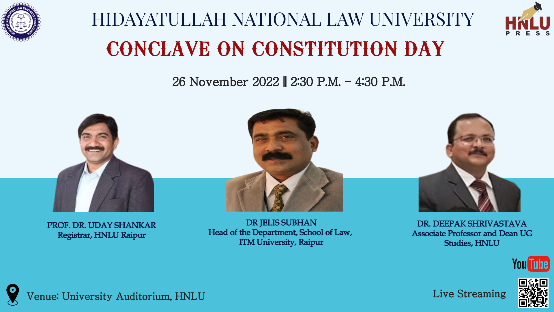 HNLU, Conclave, Constitution Day