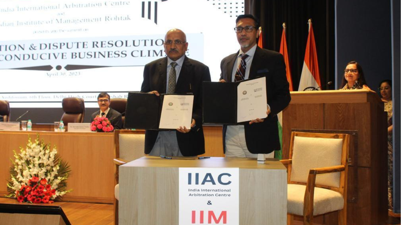 Summit, Arbitration, Dispute Resolution, IIAC, IIM Rohtak