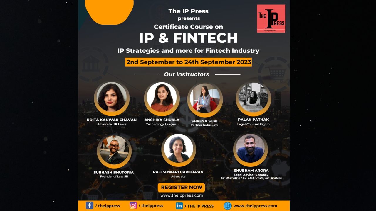IP Press, Certificate Course, IP, Fintech