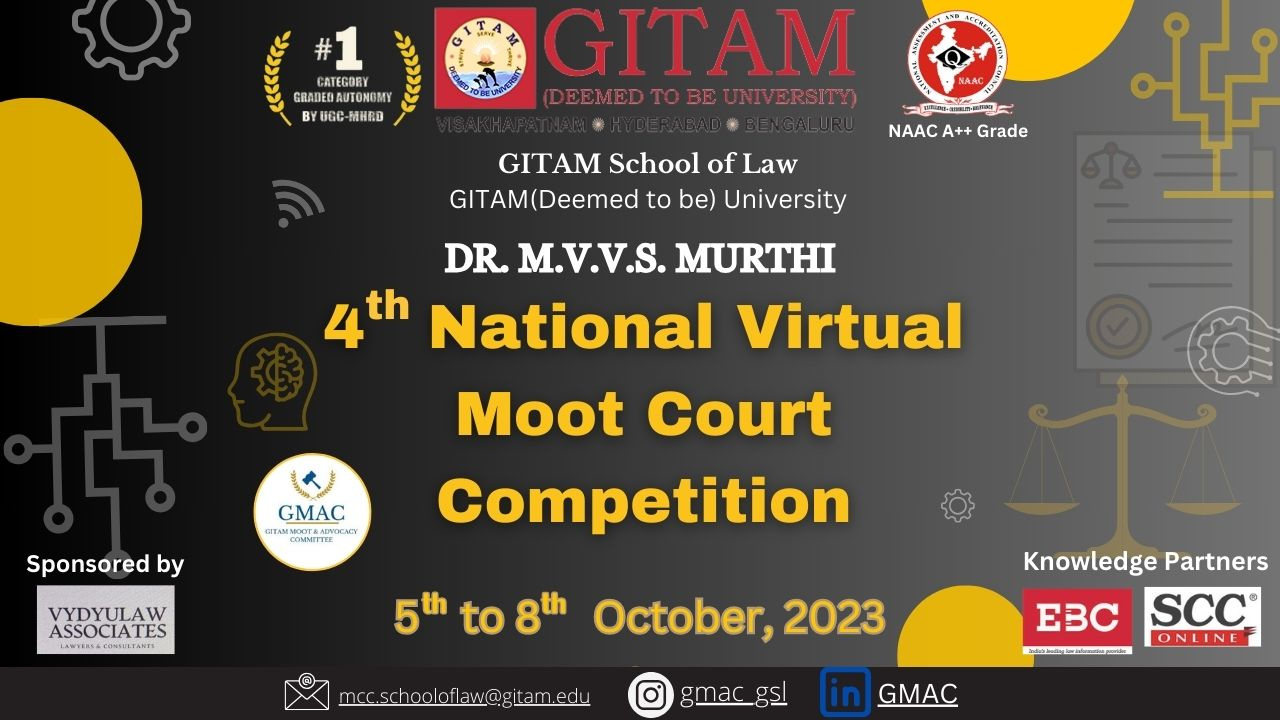 GITAM School of Law, Moot Court Competition