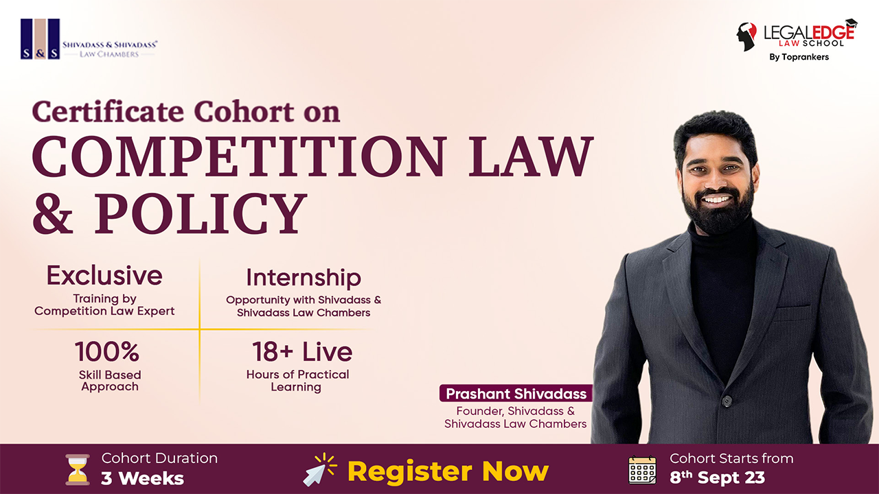 Certificate Cohort, Competition Law, Legaledge Law School, Toprankers