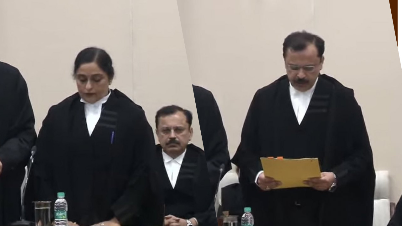 Two Judicial Officers Sworn In As Additional Judges Of Delhi High Court