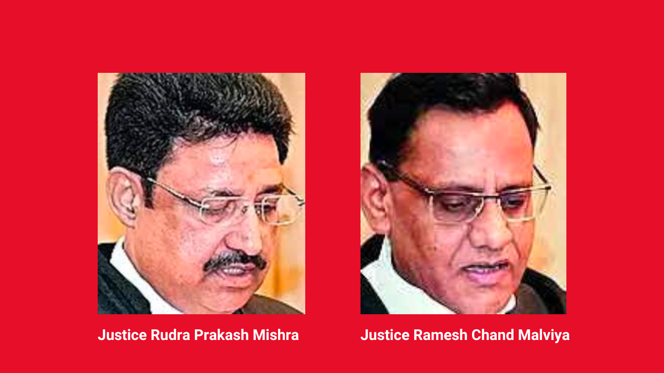 Justice Rudra Prakash Mishra And Justice Ramesh Chand Malviya Sworn In ...