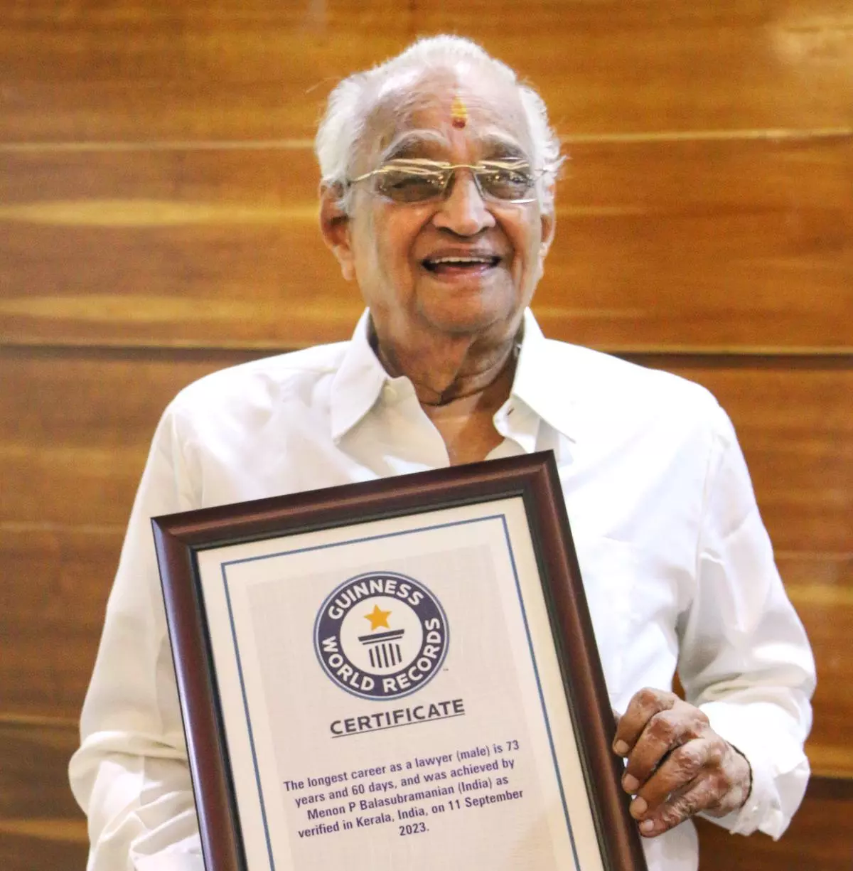 97 Year Old Keralite Sets Guinness World Record As Lawyer With Longest ...