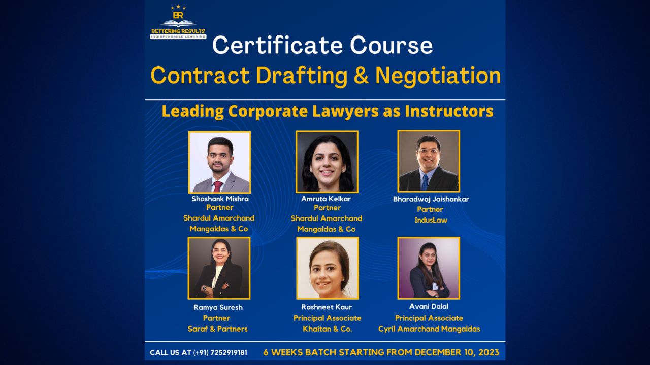 Contract Drafting & Negotiation, Bettering Results