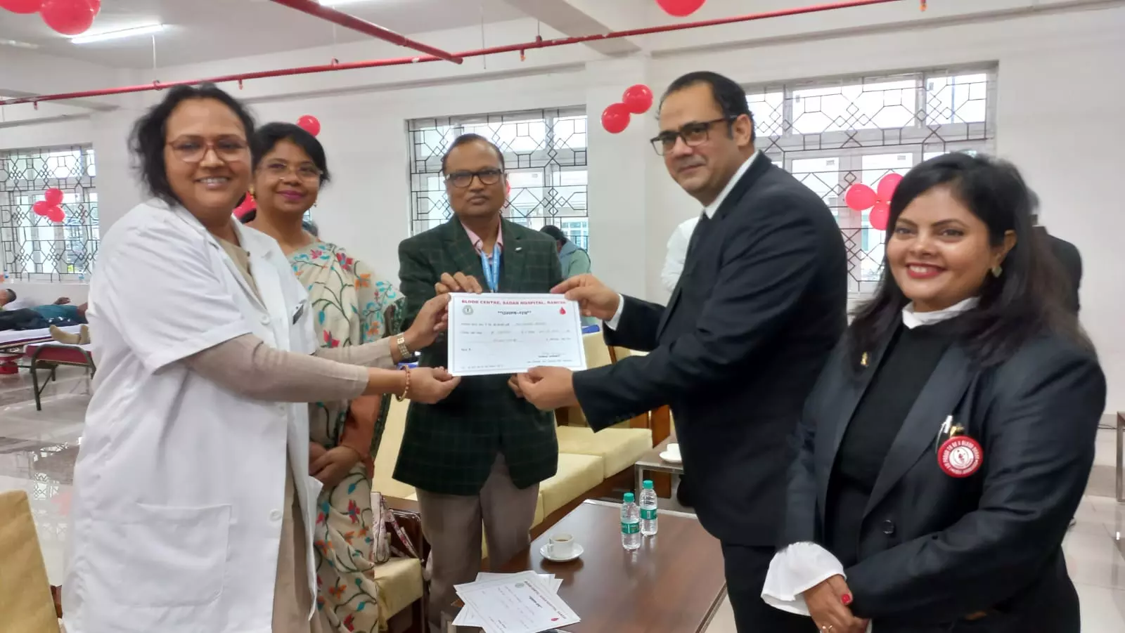 Mega Blood Donation Camp Organized At Jharkhand High Court Premises