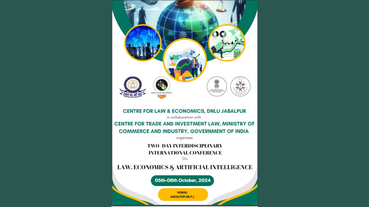 DNLU Jabalpur, International Conference, Law, Economics And Artificial ...