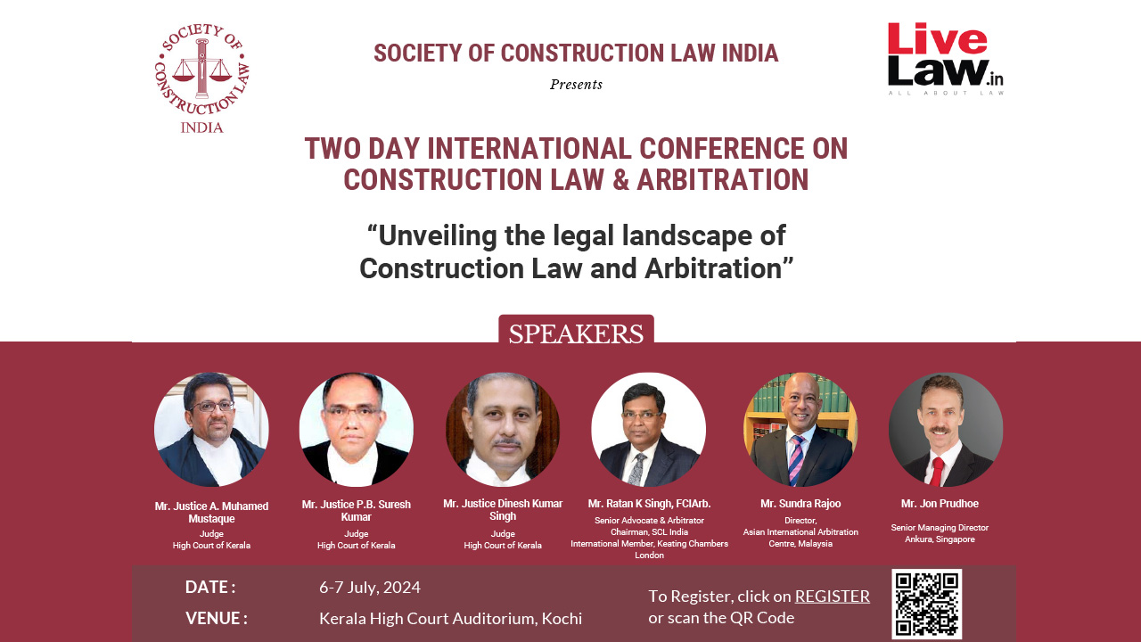SCL-India, International Conference, Construction Law, Arbitration