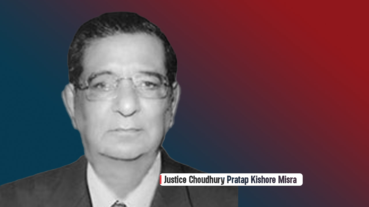 Former Judge Of Orissa High Court Justice Choudhury Pratap Kishore ...