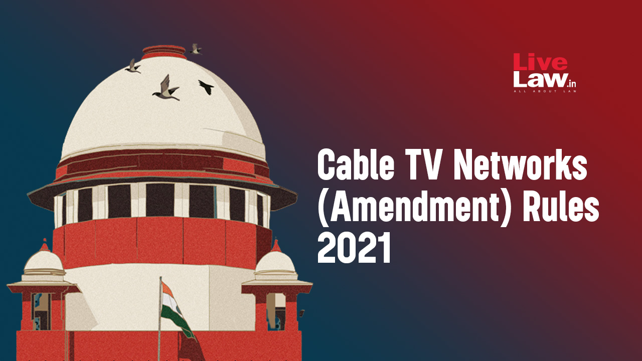 Supreme Court Transfers Petitions on Cable TV Networks (Amendment ...