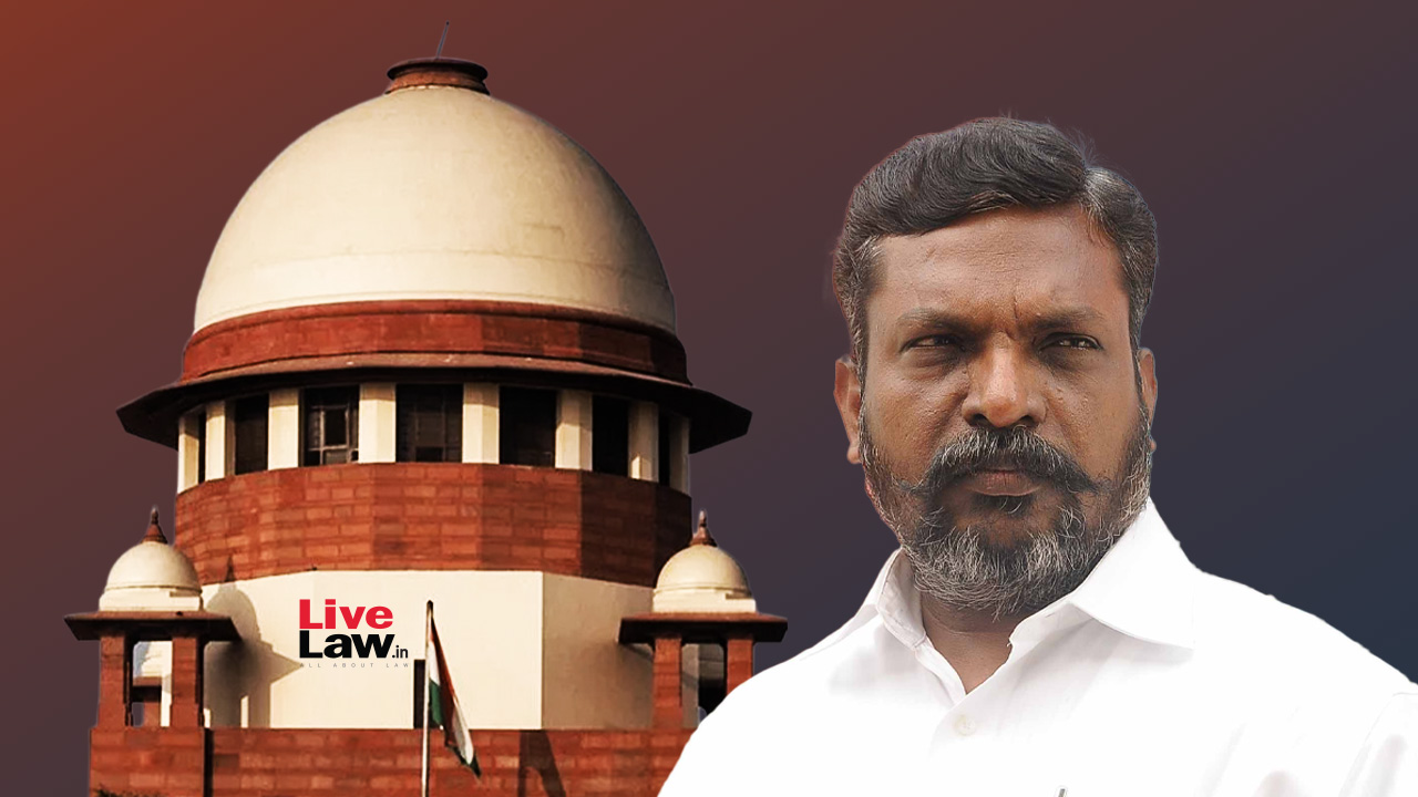 Thol. Thirumavalavan MP Files Review Petition Against Supreme Court's ...
