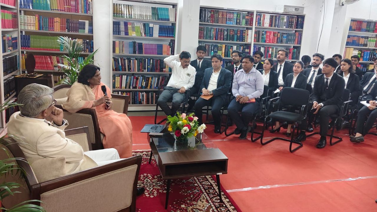 NLU Prayagraj, In Conversation With Legal Luminary, Law School