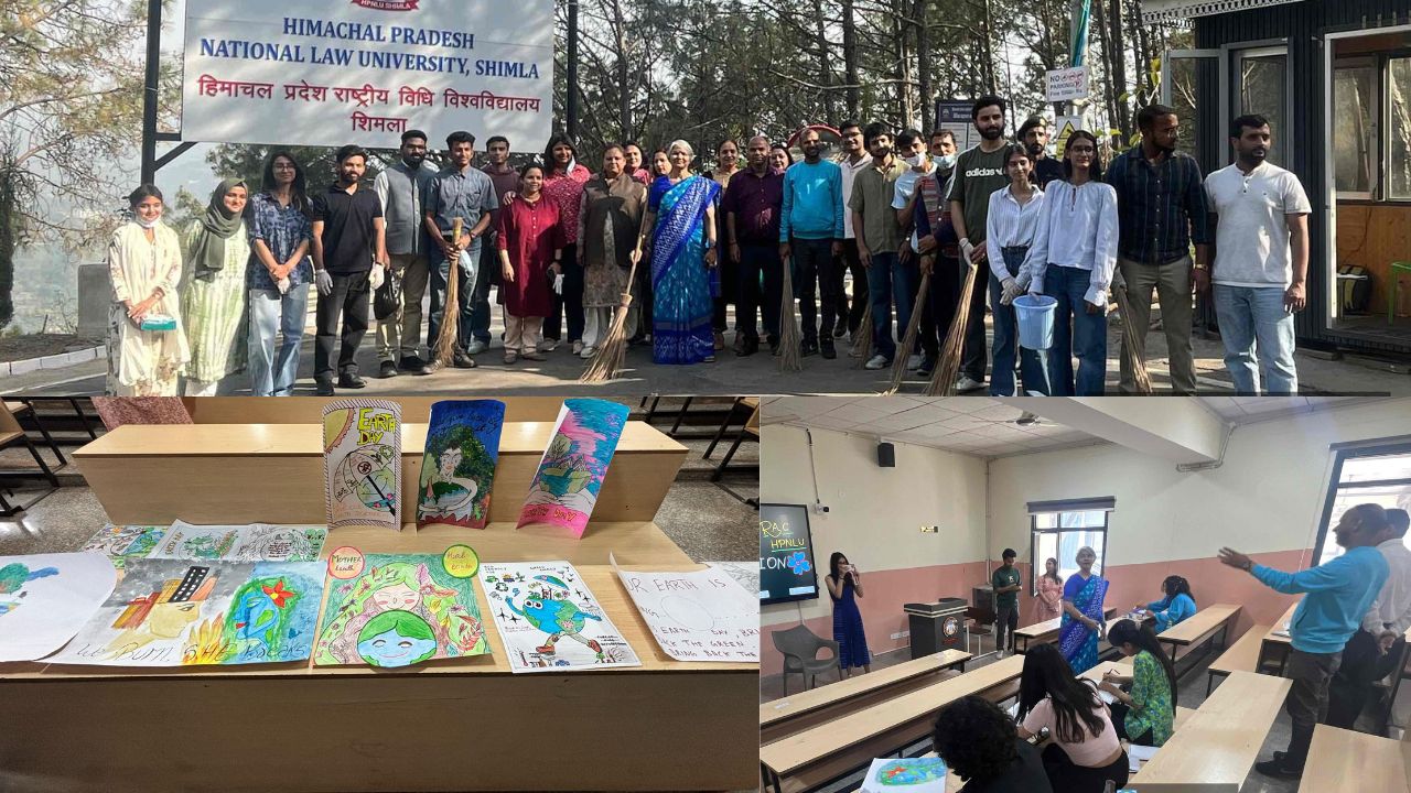 HPNLU, Earth Day, Campus Clean-Up, Poster Competition, Law School