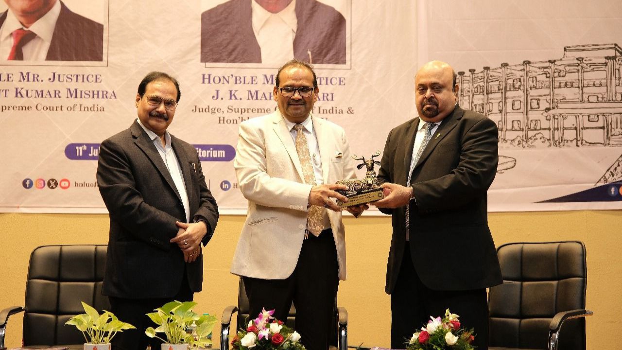 HNLU, Justice J.K. Maheshwari, Maiden Visit, Justice Prashant Kumar ...