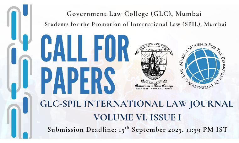 Call For Papers, GLC–SPIL, International Law Journal, Law Schools