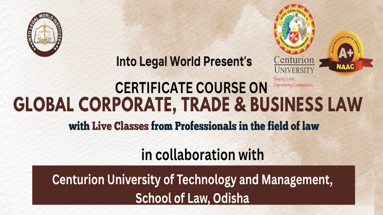 Global Corporate Law Course, International Trade Law Course, Online ...