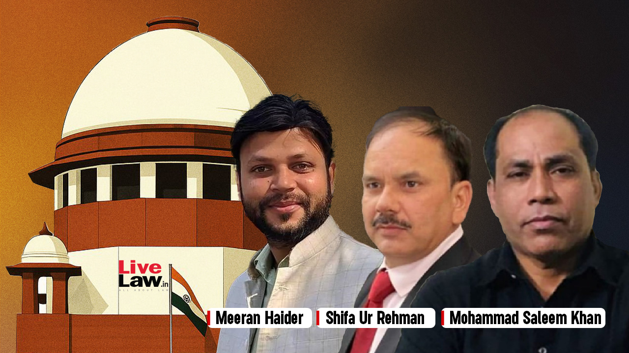 Delhi Riots UAPA Case | Supreme Court Hears Bail Pleas Of Meeran Haider ...