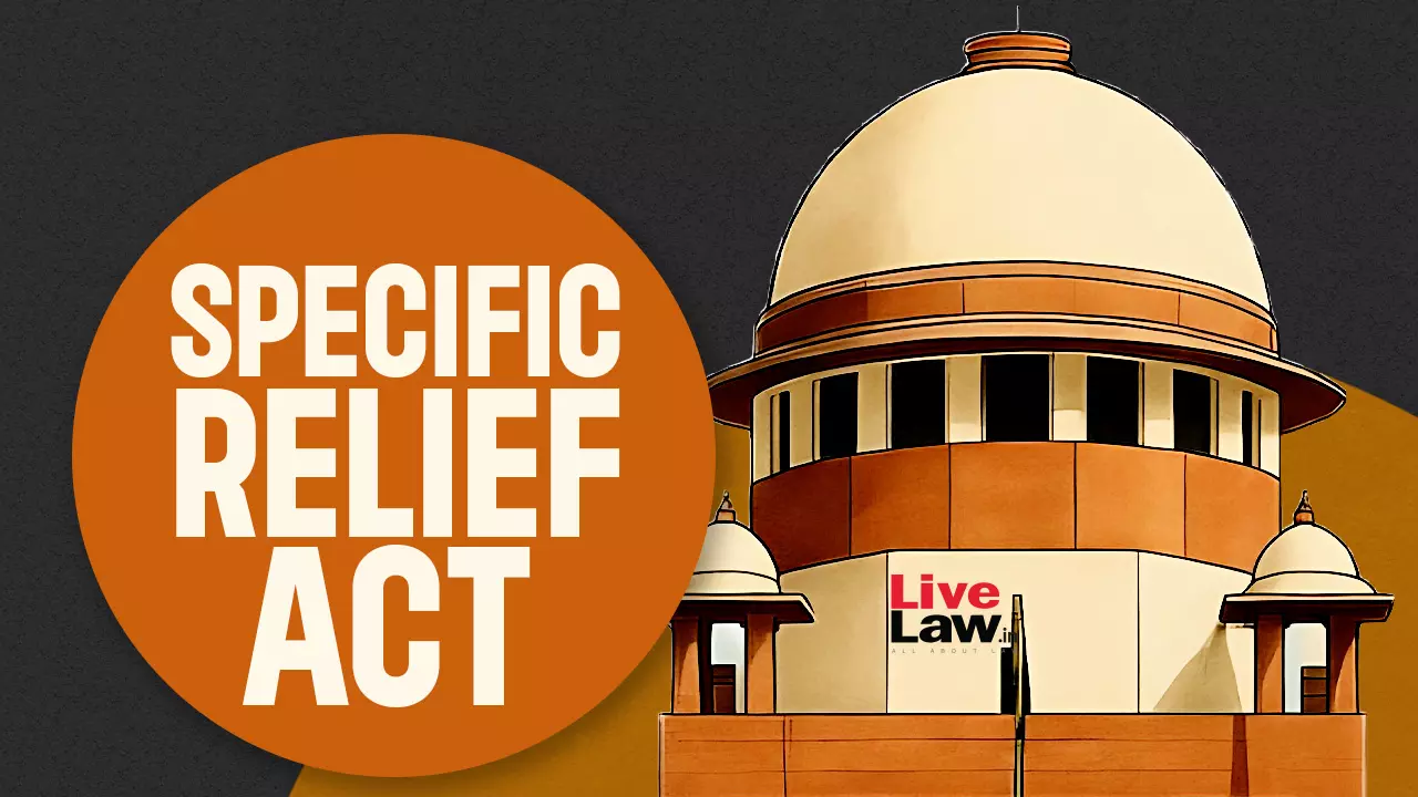 Specific Relief Act | Suit For Mandatory Injunction Simpliciter Not ...