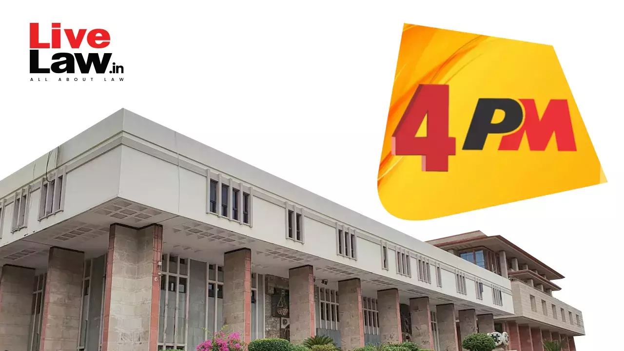 Delhi High Court Orders Restoration Of '4PM' YouTube Channel, Directs ...