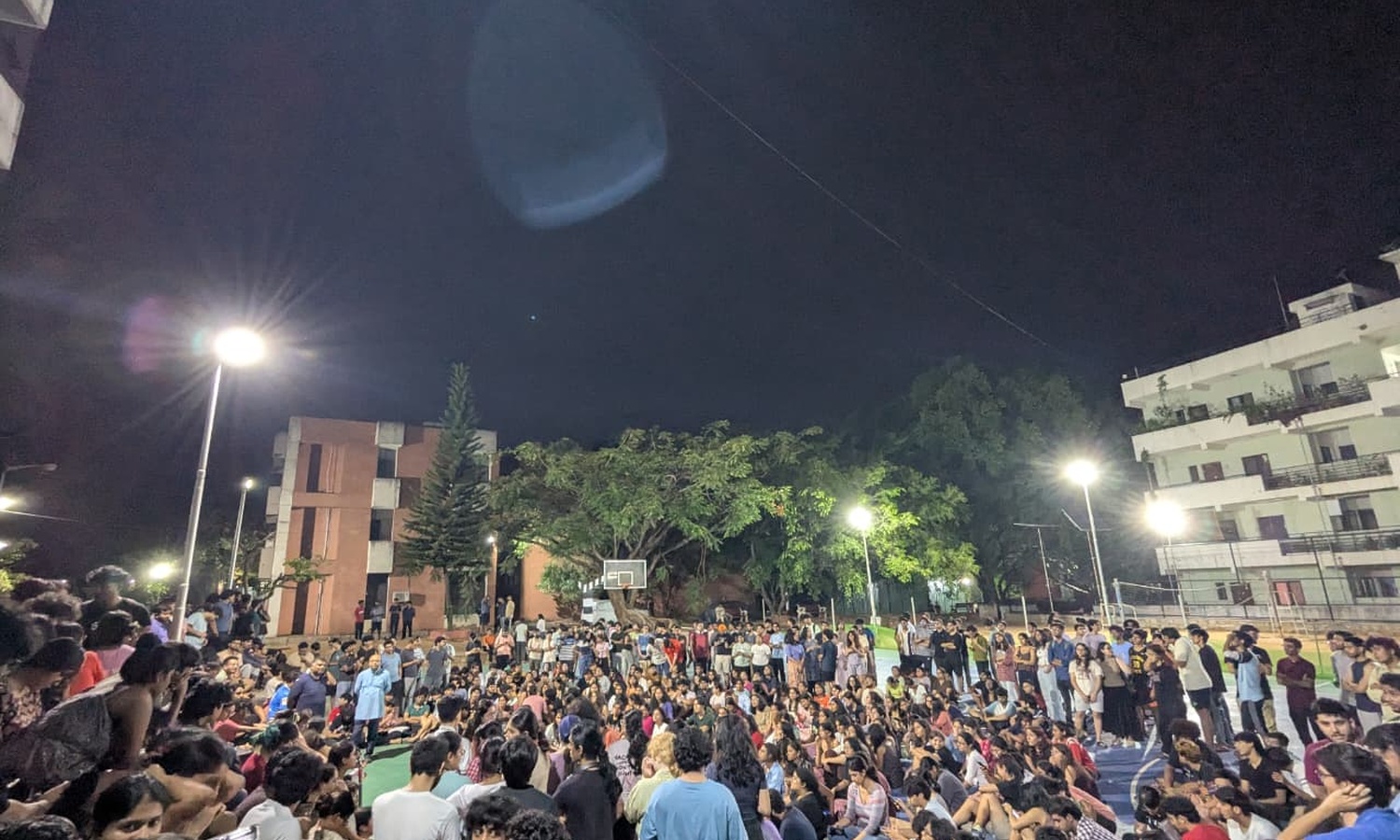 NLSIU Bengaluru Students Protest Alleging Water Crisis & Overcrowding ...